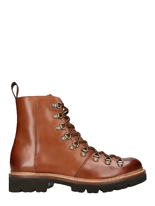 Grenson Brady Leather Mid-top Boots - Brown