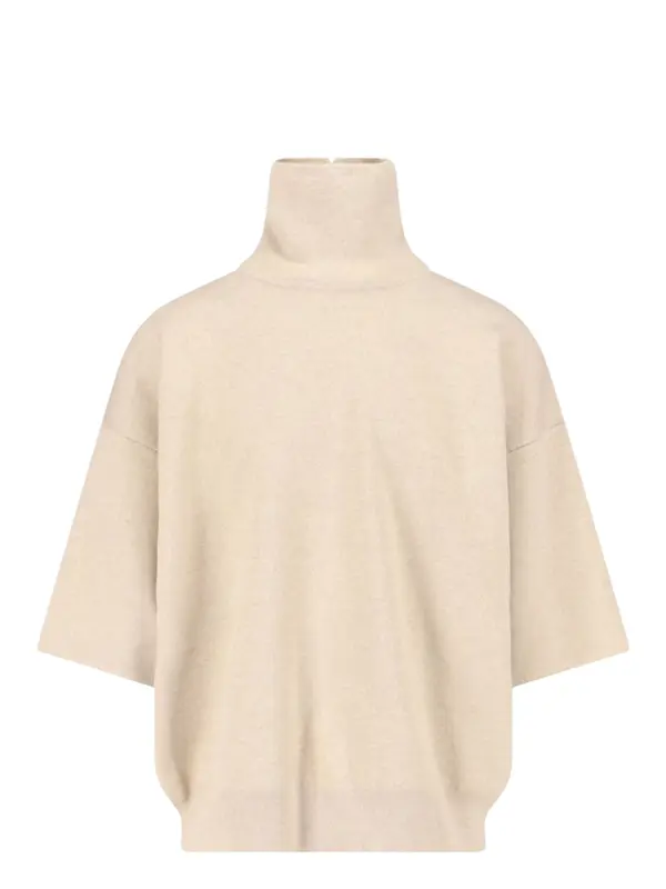 Fear Of God Merino Wool Knit T-shirt - Neutrals