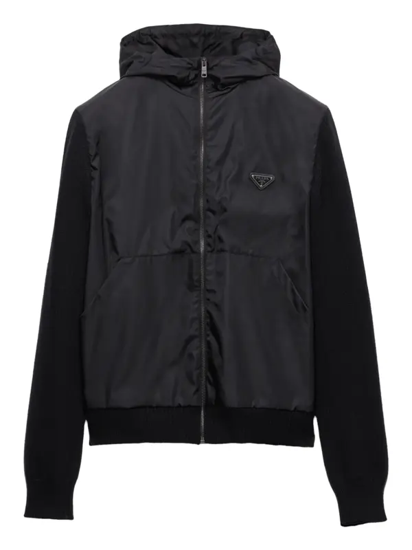 Prada Cashmere And Wool Cardigan - Black