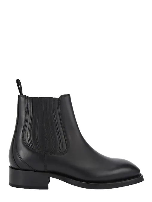 Kurt Geiger Kemp Leather Chelsea Boots - Black