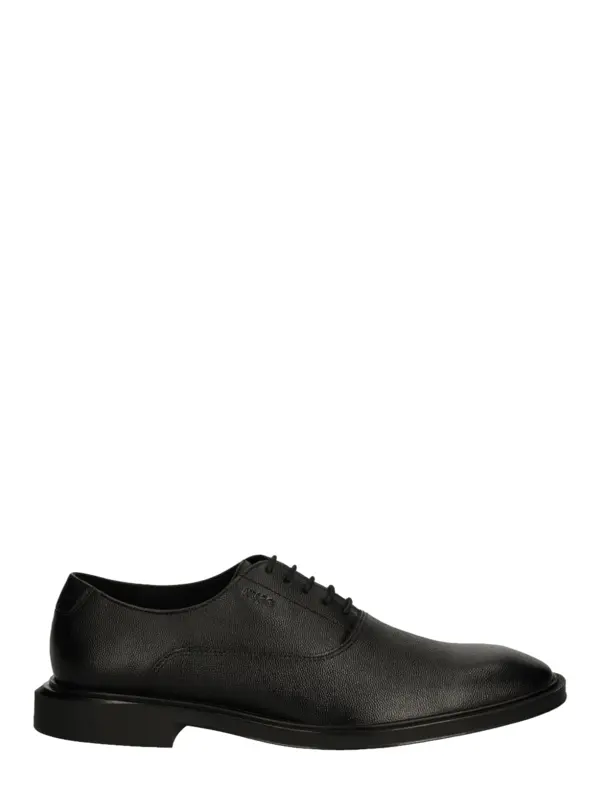 Hugo Boss Leather Derby Shoes - Black