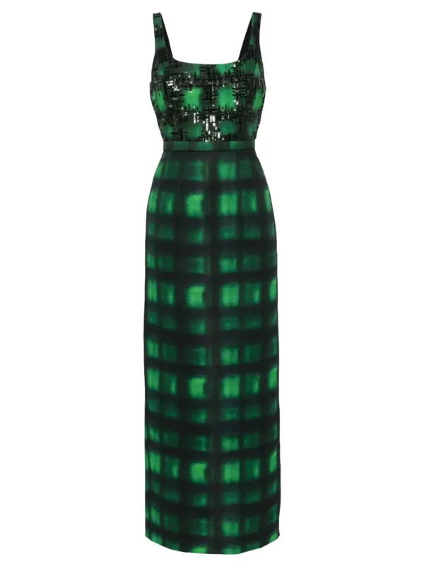 Sachin & Babi Lana Gown - Green