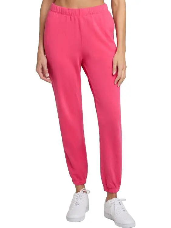 THE STANDARD STITCH High Rise Relaxed Fit Sweatpants - Azalea