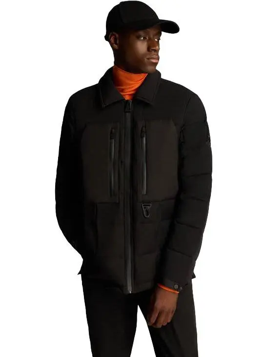 ALPENHAUS Berdiac Mixed Media Quilted Jacket - Black