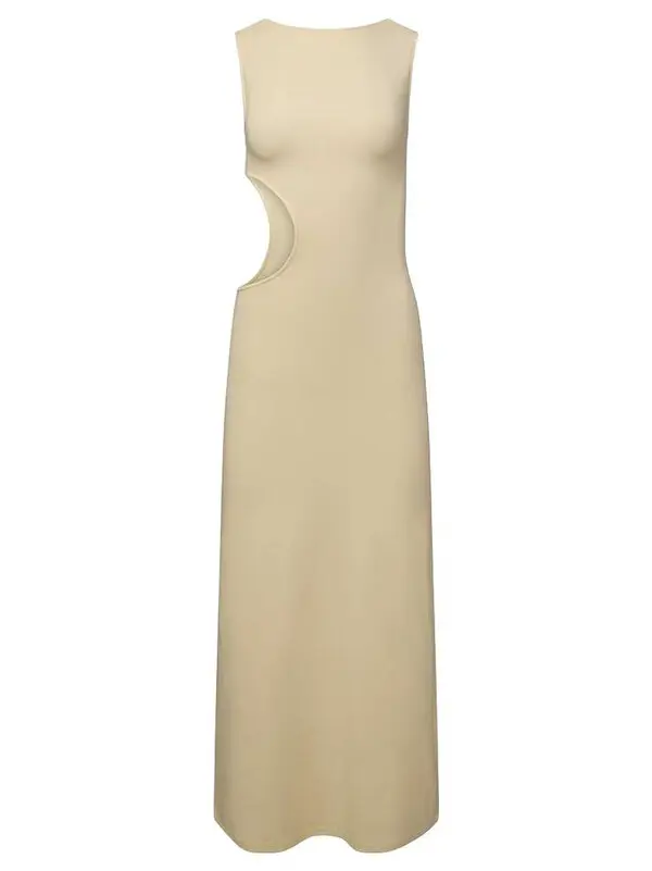 WeWoreWhat Cut Out Boat Neck Dress - Ivory