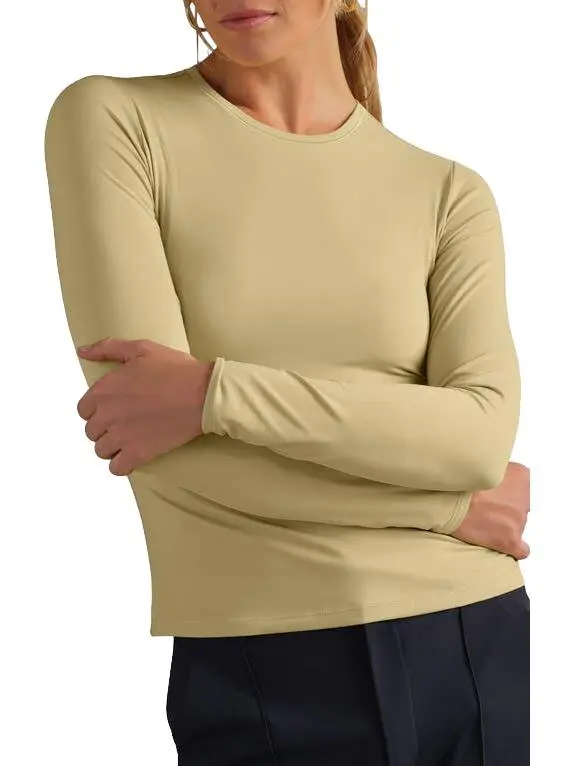 RHONE Ultimate Layer Long Sleeve T-shirt - Golden Flax