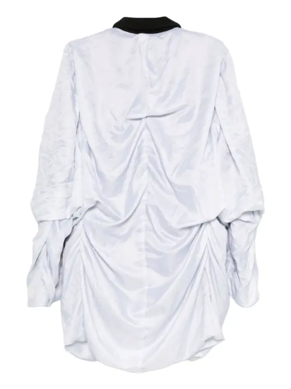 Comme Des Garçons Panelled Coat - White