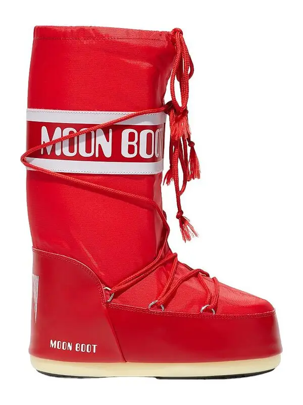 Moon Boot Icon Nylon Cold Weather Boots - Red