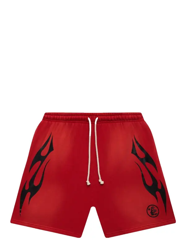 HELLSTAR Flame Shorts - Red
