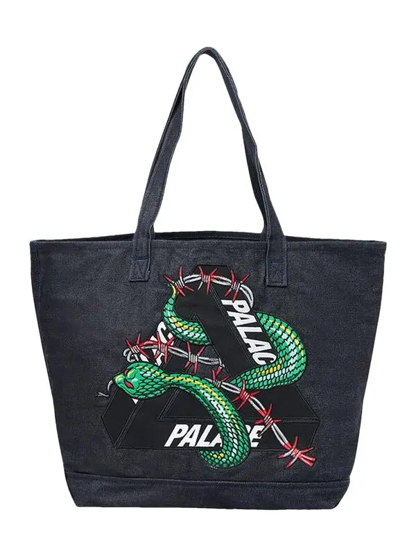 PALACE Hesh Denim Tote Bag - Blue