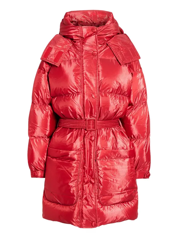 IENKI IENKI Killer J Quilted Ripstop Down Coat - Red