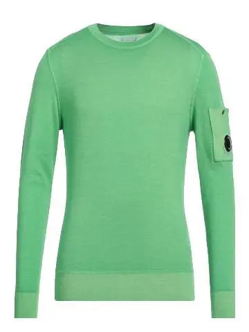 C.P. COMPANY Crewneck Wool Sweater - Green