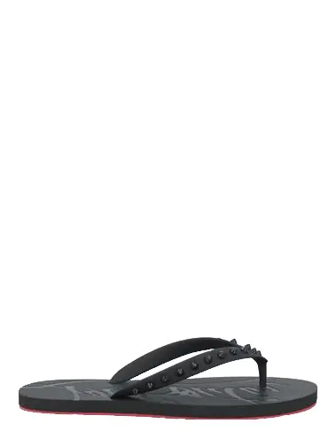 CHRISTIAN LOUBOUTIN Thong Sandals - Black