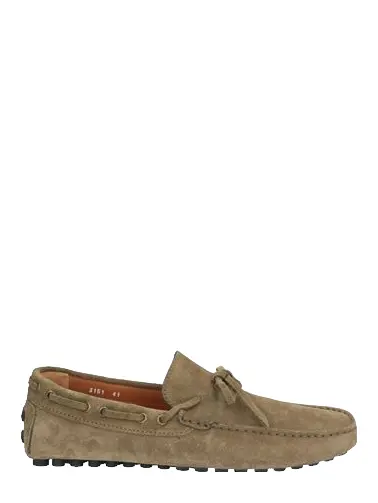 DOUCAL'S Leather Driving Loafers - Green