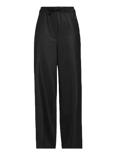 Sandro Flannel Pinstriped Wide-leg Pants - Grey