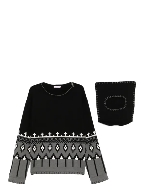 CHARLES JEFFREY LOVERBOY Boo Sweater - Black