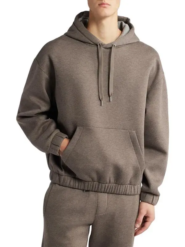 Hugo Boss Stevens Relaxed Hoodie - Dark Beige