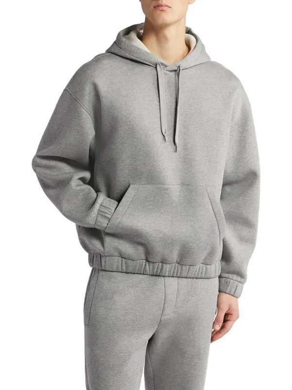 Hugo Boss Stevens Relaxed Hoodie - Silver