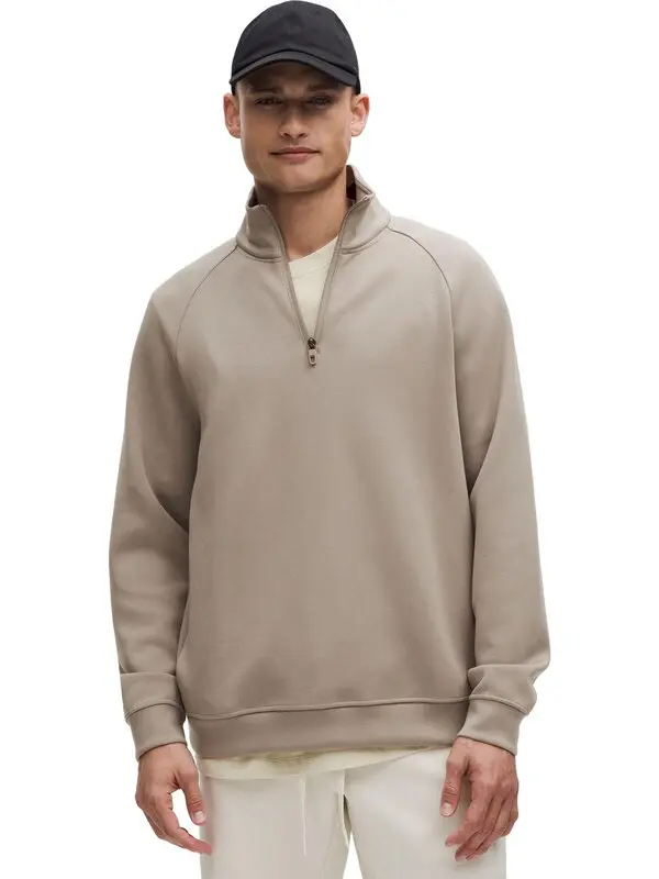 Lululemon Smooth Spacer Quarter Zip - Warm Ash Grey