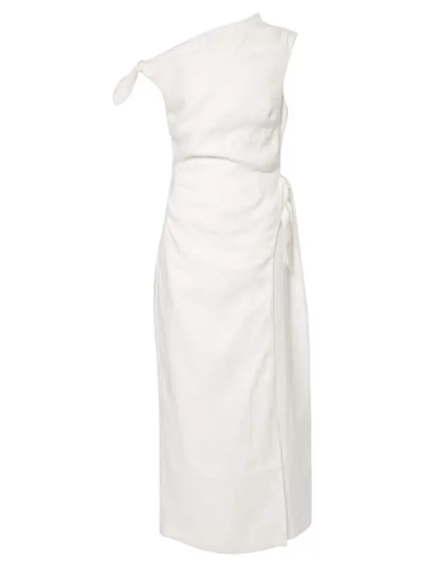 Sir The Label Tamara Linen Maxi Dress - White