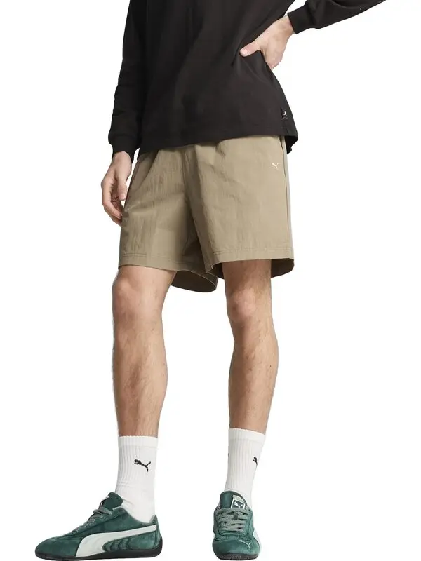 PUMA Mmq Relaxed Fit Shorts - Brown