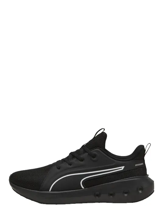 PUMA Softride Carson Running Sneakers - Black- Black- White