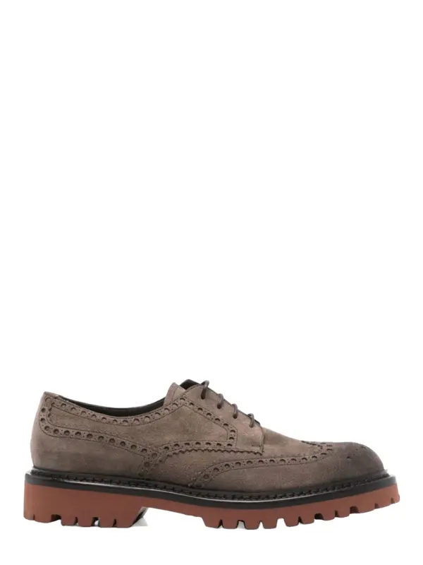 BARRETT Suede Brogues - Brown