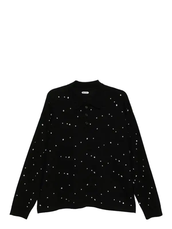 BODE Merino Polo Jumper - Black
