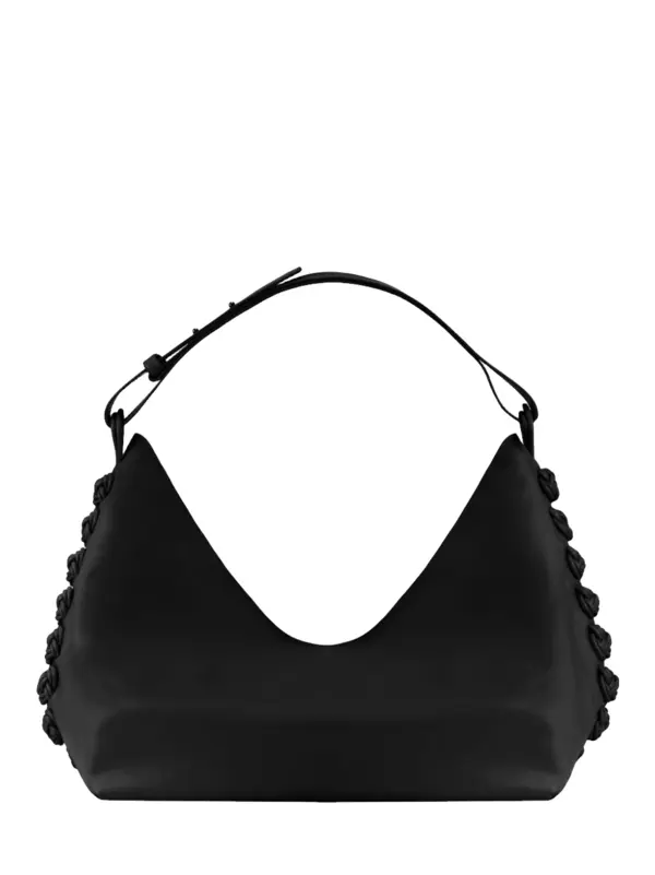 Shanghai Tang Rose Knot Tote Bag - Black