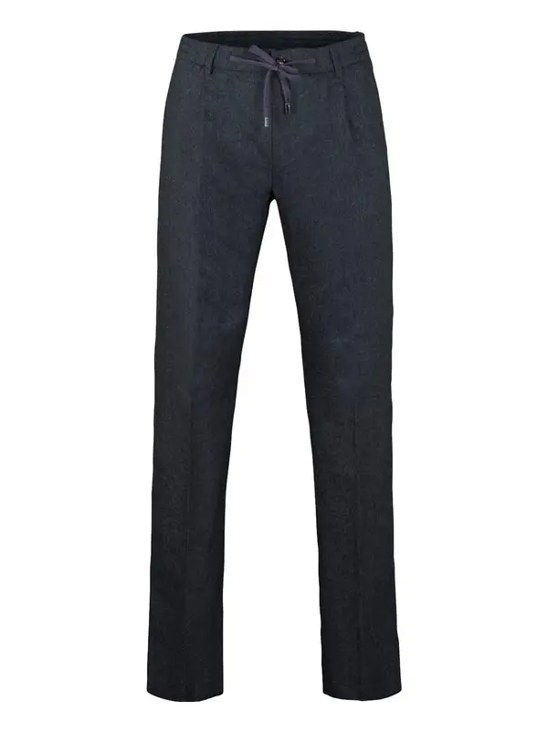 MOORER Anton-fsr Straight Trousers - Grey