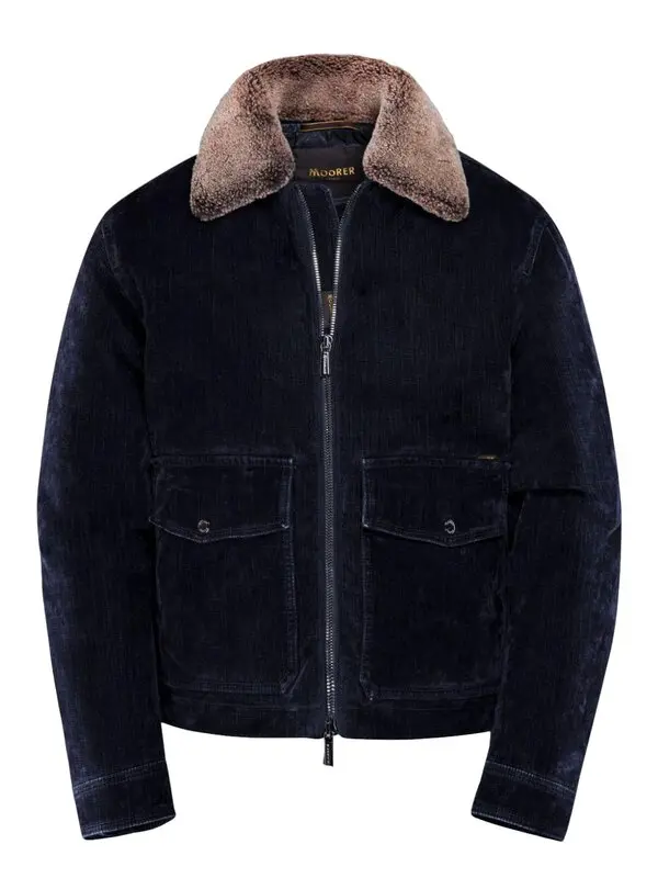 MOORER Hendric Goose Down Jacket - Blue