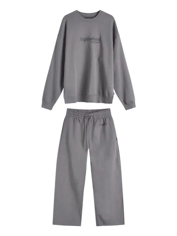 NEIGHBORHOOD Home Jogger Sweatshirt Set - Grey