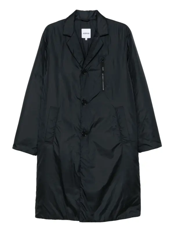 Aspesi Denzel Mid-length Coat - Blue