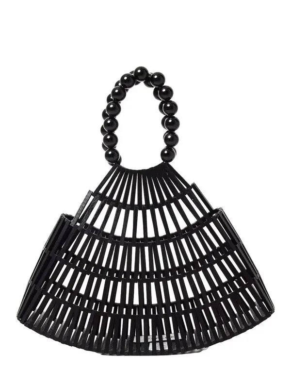 L*Space Starlight Wood Handbag - Black