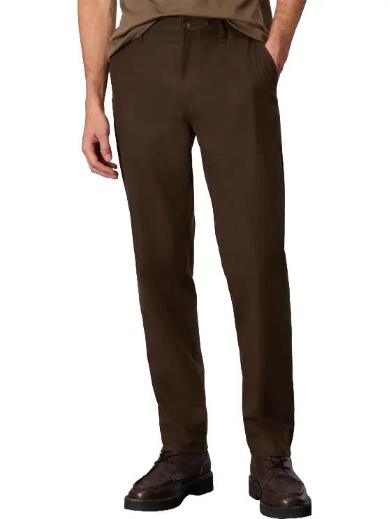 Rag & Bone Standard Cotton Blend Flannel Chinos - Army