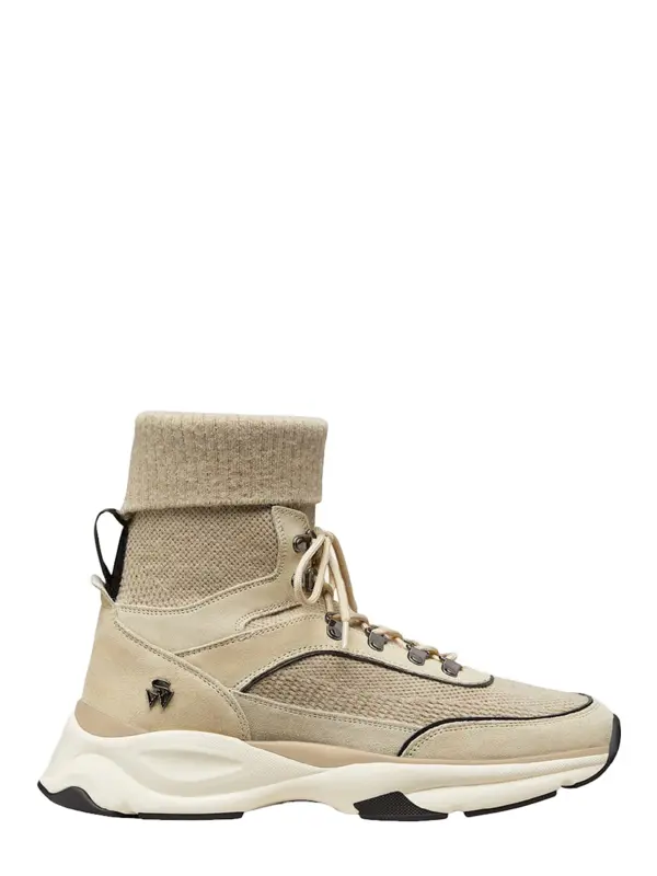 STUART WEITZMAN High-top Hiker Trainer Sneakers - Glaze/black/glaze/glaze