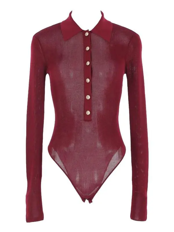 SELF-PORTRAIT Bodysuit - Purple