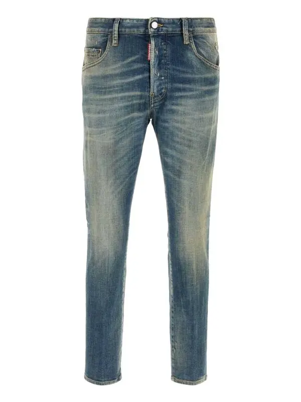 Dsquared2 Stretch Denim Skater Jeans - Blue