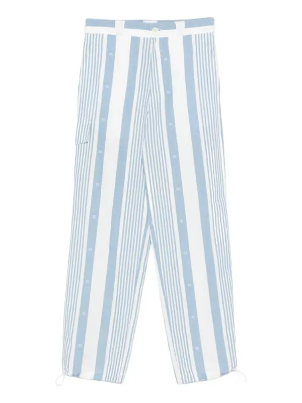 Givenchy 4g-striped Trousers - Blue