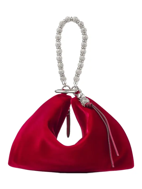 JIMMY CHOO Callie Clutch - Red