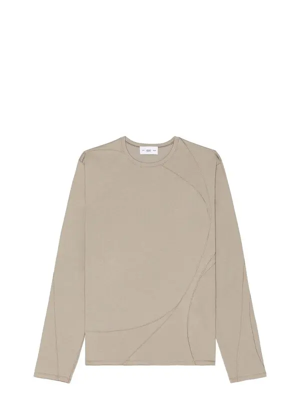 POST ARCHIVE FACTION (PAF) 7.0 Long Sleeve Center - Warm Grey