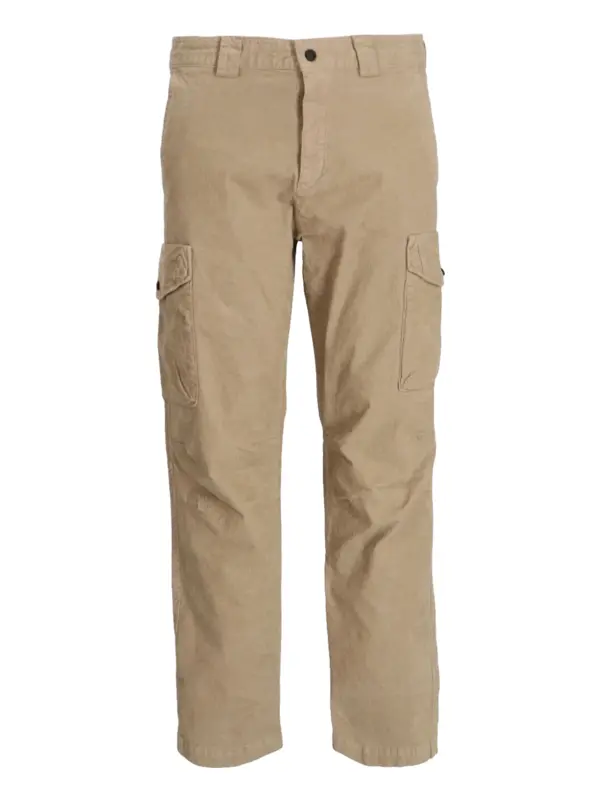 Hugo Boss Stretch-cotton Cargo Pants - Neutrals