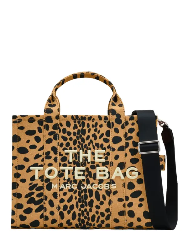 Marc Jacobs Medium Cheetah Canvas Tote Bag - Neutrals