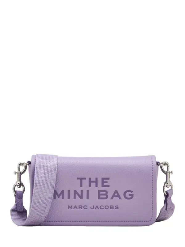 Marc Jacobs Leather Mini Crossbody Bag - Purple