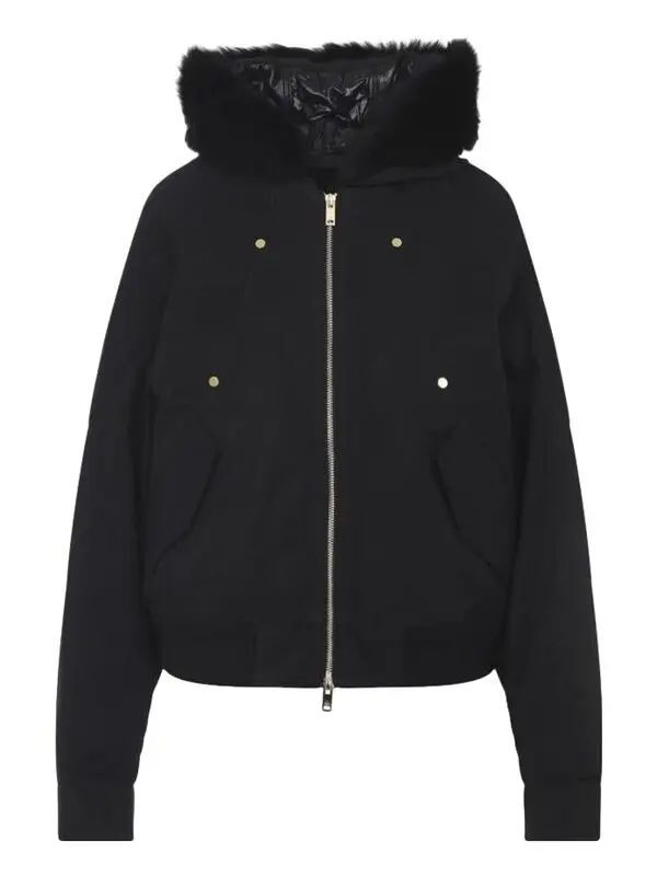 Moose Knuckles Logan Gold Bomber - Black