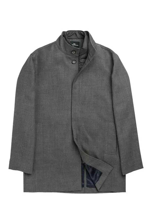 Rodd & Gunn Mackford Twill Jacket With Quilted Vest - Ash
