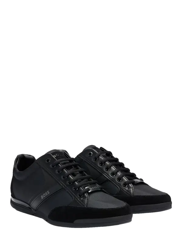 Hugo Boss Panelled Design Sneakers - Black