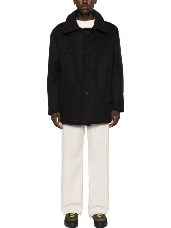 AIREI Brushed Coat - Black