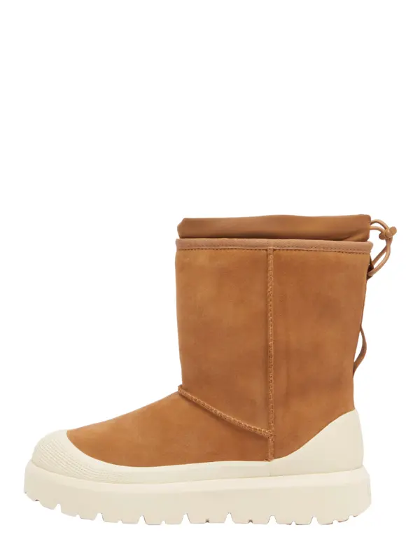 UGG Classic Short Weather Hybrid Slipper Boots - Chestnut/whitecap