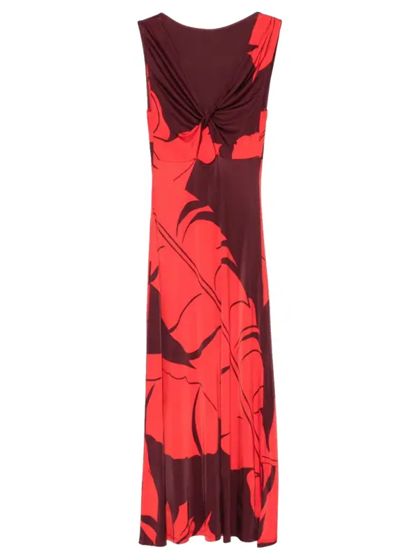 Johanna Ortiz Deep Heart Maxi Dress - Red